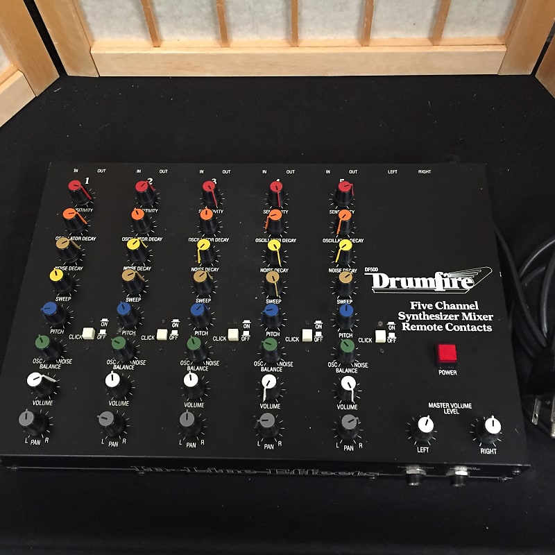 In Line Effects Drumfire DF-500 80's 5 Channel Analog Drum | Reverb