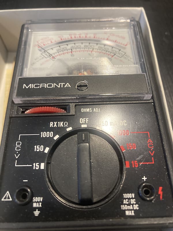 Micronta 8-Range multitester 2000 ohms/volt | Reverb