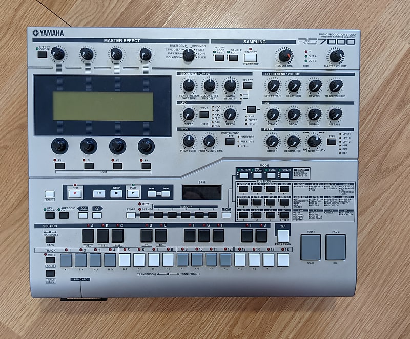 Yamaha RS7000 Sequencer/Sampler/Groovebox, Latest Firmware, | Reverb