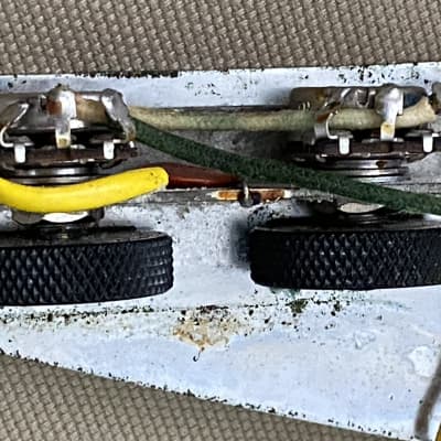 Vintage 1964 Fender Jaguar / Jazzmaster Wiring Mini Pots | Reverb