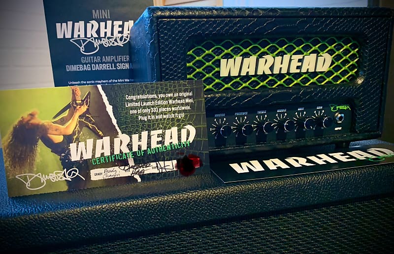 Warhead Amps Mini Dimebag Limited Glow Edition Only | Reverb Canada