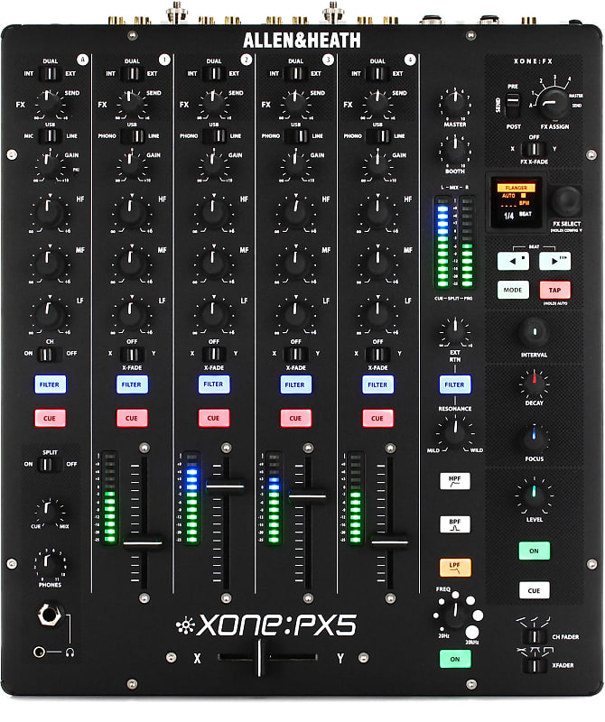 Allen & Heath Xone:PX5 4+1 DJ Mixer with Soundcard (5-pack) | Reverb