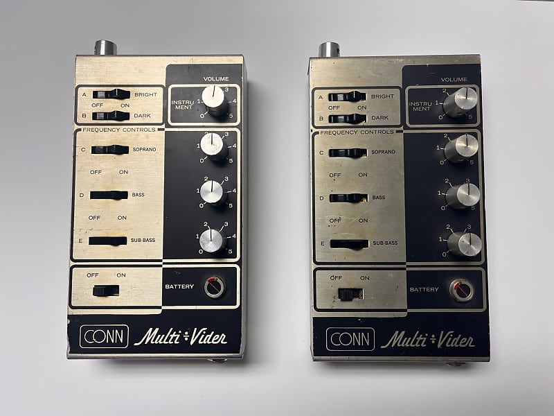 TWO! Conn Multi-Vider Vintage Multi Effects (Rare! Fuzz, | Reverb