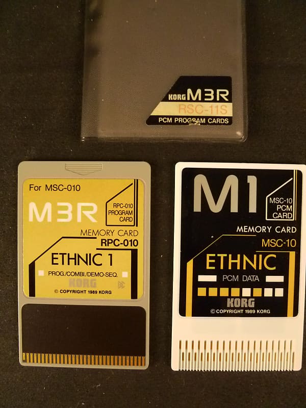 Korg ETHNIC 1 card set: MSC-10/RPC-010 for Korg M3R | Reverb