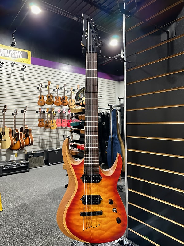Agile Septor 727 7-String Solid Body Electric Guitar 2016 | Reverb