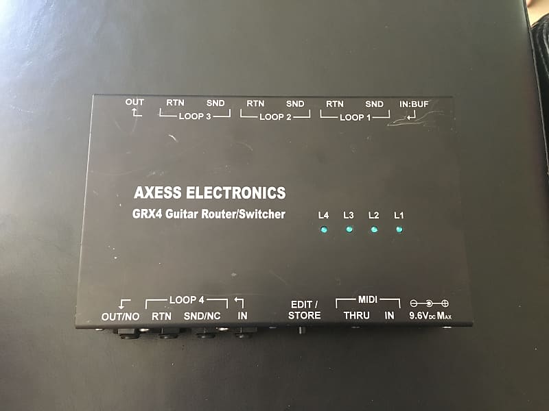 Axess Electronics GRX-4 Midi Loop Switcher | Reverb