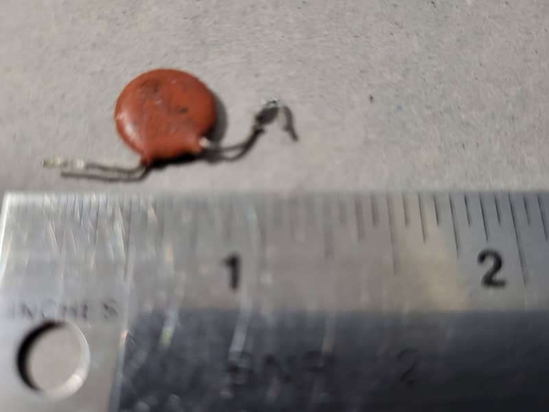 Vintage Gibson Les Paul bridge capacitor cap 1976 - original. | Reverb