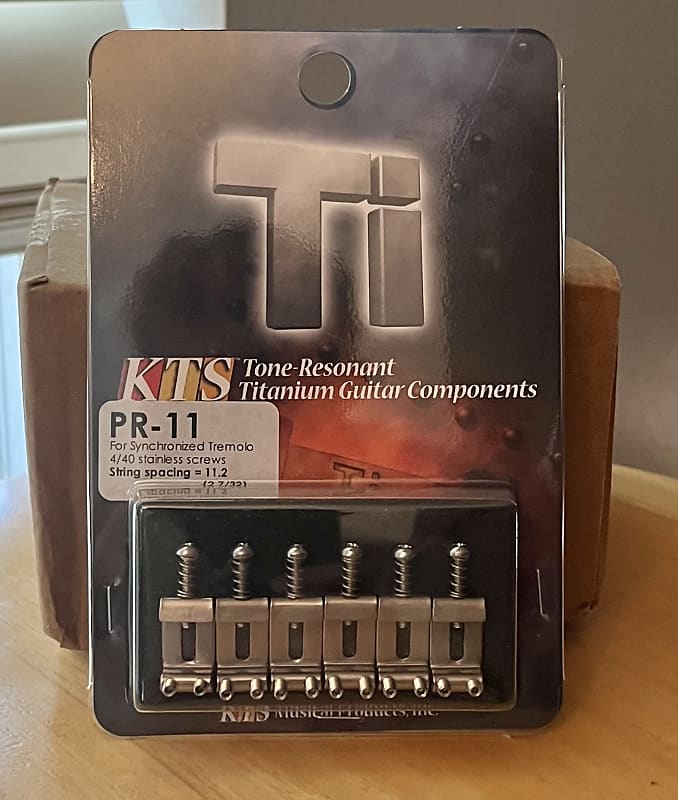 KTS Titanium Saddles for American or MIM Strat PR-11 | Reverb