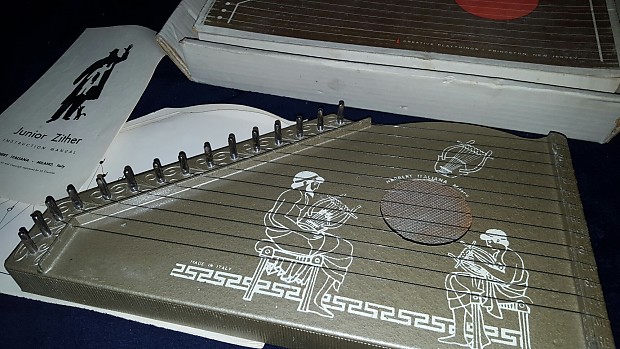 Vintage Harbert Italiana Magic Zither Harp w/Box, | Reverb