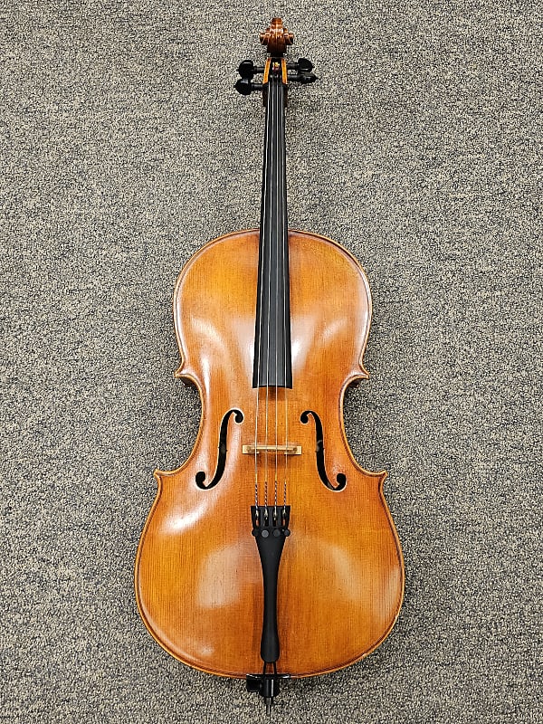 D Z Strad Cello - Model 500 - Light Antiquing Cello Outfit | Reverb