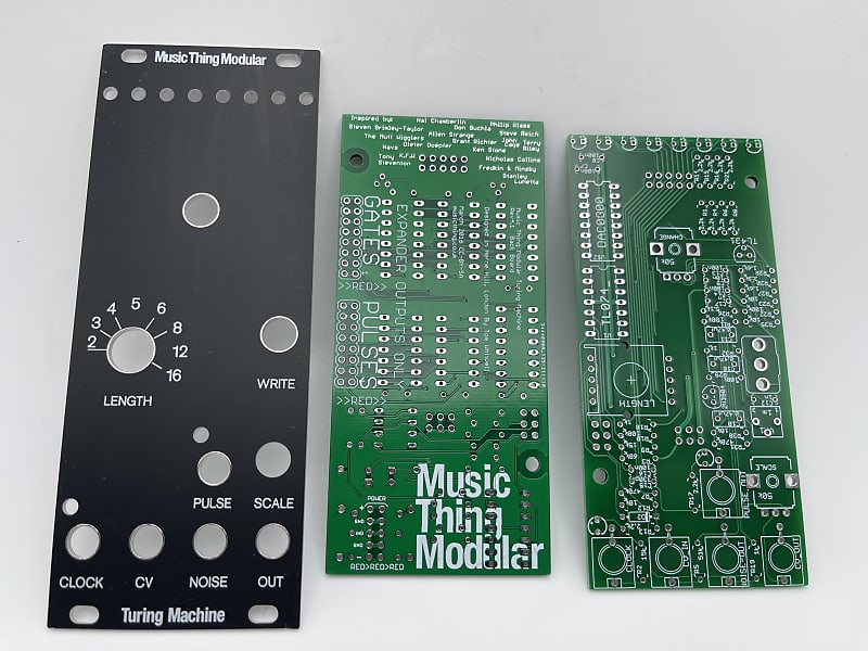 Music Thing Modular Turing Machine MkII - PCBs & Panel ONLY | Reverb