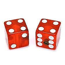 Transparent Red Dice Knobs - 2 Pack - Universal for Guitar | Reverb