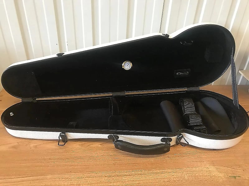 Unbranded Carbon Fiber 4/4 Violin Hard Case Box in White | Reverb
