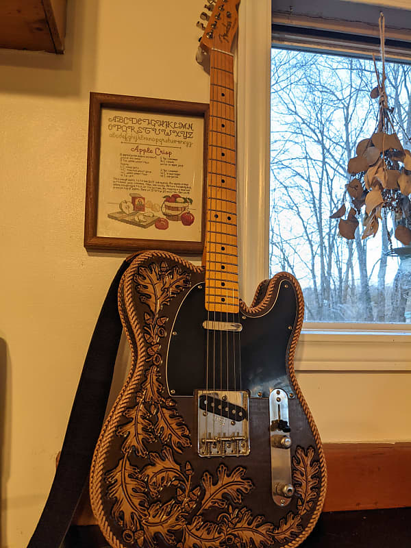 Leather Wrapped Fender Classic Series '50s Telecaster | Reverb