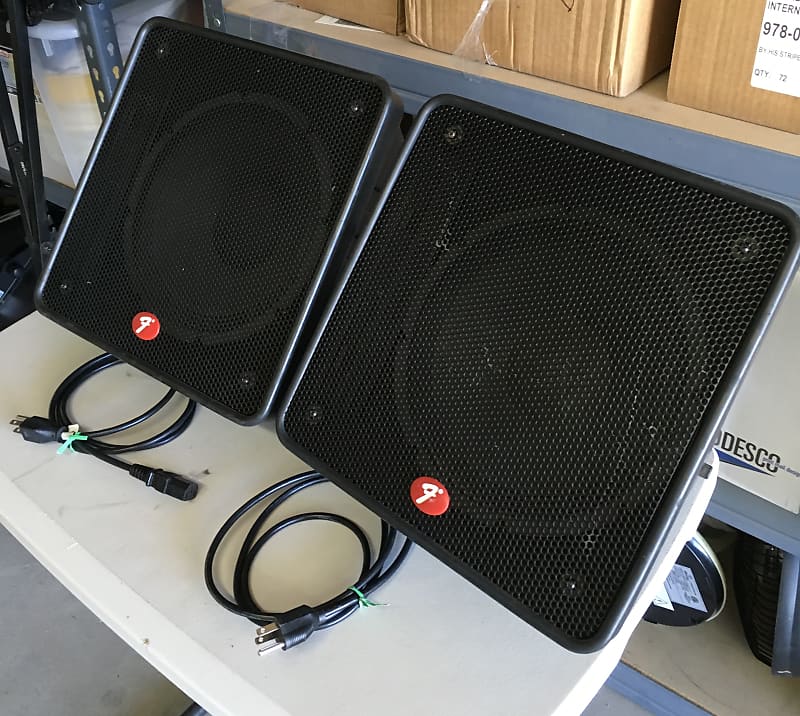 TWO Fender 1270P Powered Monitors - FOR A PAIR | Reverb