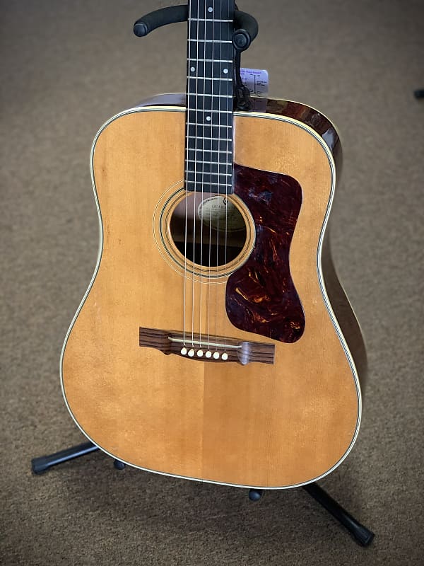 Guild D-44 Pearwood 1967 Natural | Reverb