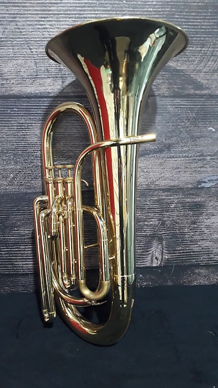 C.G. Conn V121 3 Valve Euphonium with Case and Mouthpiece | Reverb