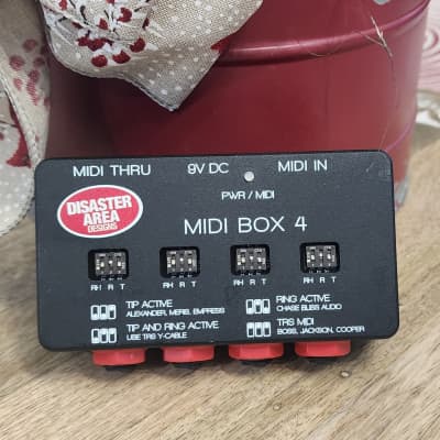 Disaster Area Designs Midi Box 4 - Black | Reverb