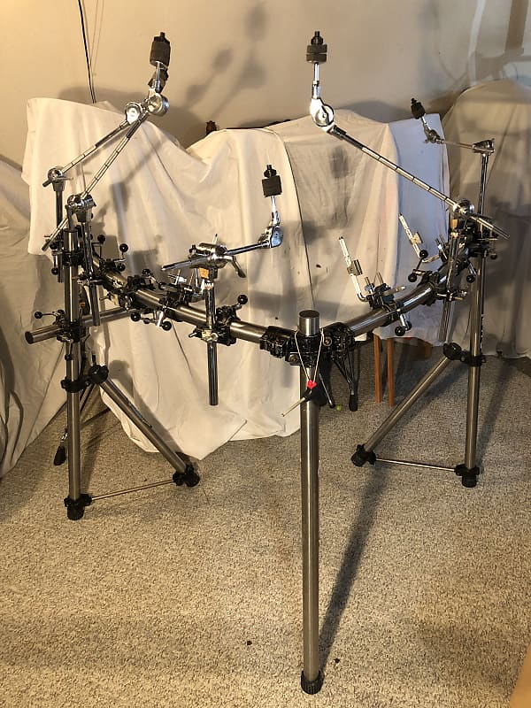 Vintage Tama Power Tower Rack System with Cymbal Boom Arms | Reverb
