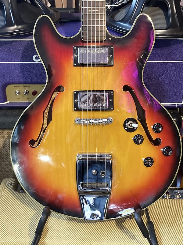 atlas?? "Lawsuit Era" MIJ 335 Style Hollow Body Late 60s/ | Reverb