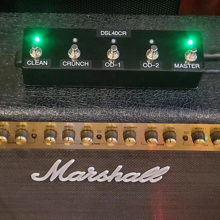 Custom 5-Way MIDI Footswitch For Marshall DSL40CR DSL100HR - | Reverb