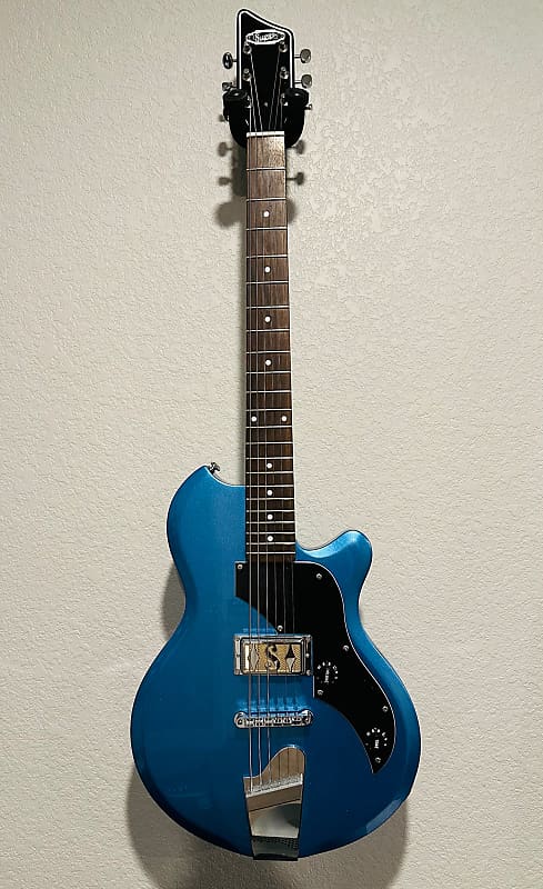 Supro 2010BM Island Series Jamesport Electric Guitar - Ocean | Reverb