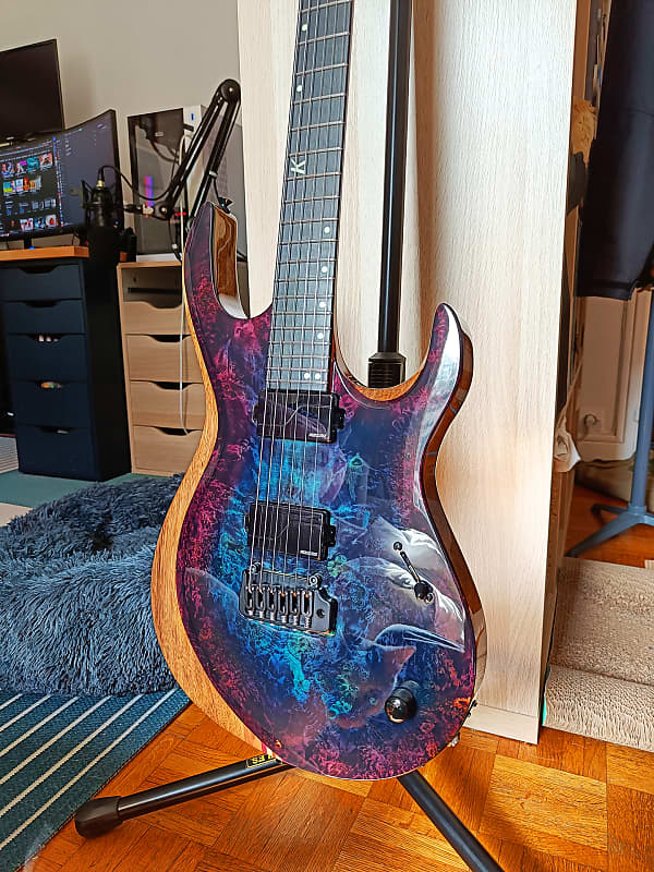 Kiesel Neckthrough Aries 2021 - Reverse Monster Burst | Reverb