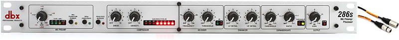dbx 286s Channel Strip with De-esser Bundle with Pro Co EXM-3 | Reverb