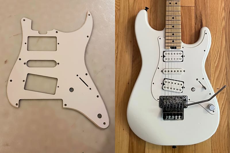 Warmoth Pickguard Fender Stratocaster / Charvel Floyd Rose | Reverb