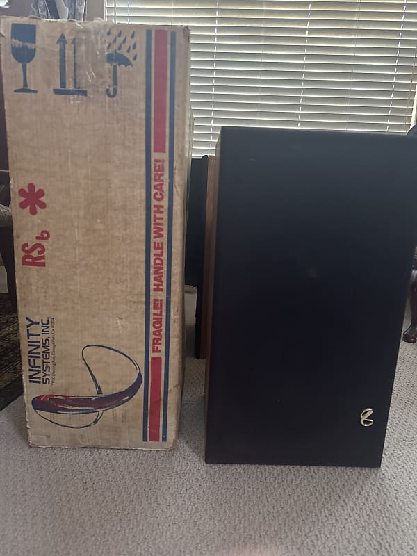 Infinity RSb Speakers - Oak | Reverb