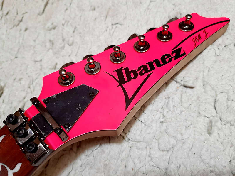 LOADED Ibanez Neck JEM-JR Wizard III 2020 in PINK w/ Cosmo | Reverb UK