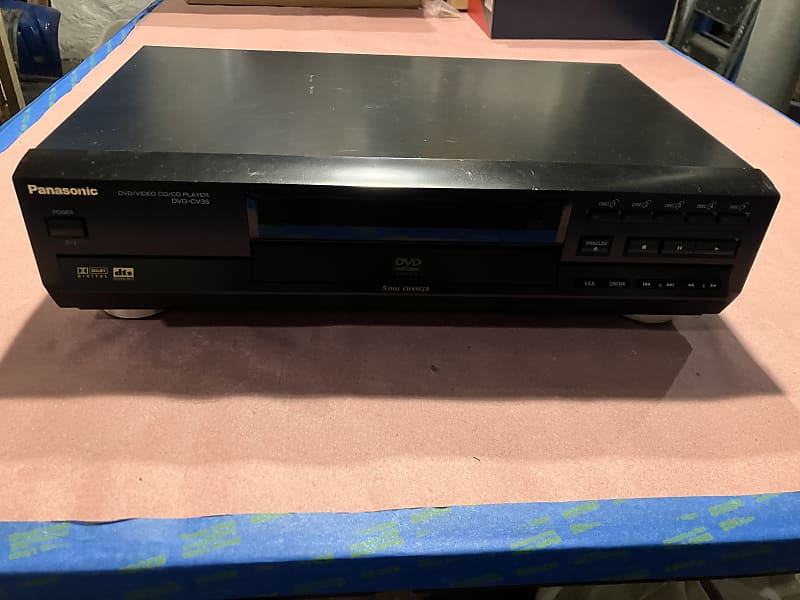 Panasonic DVD-CV35 (5 Disc) DVD/ Video CD/ CD Player 2000 - | Reverb