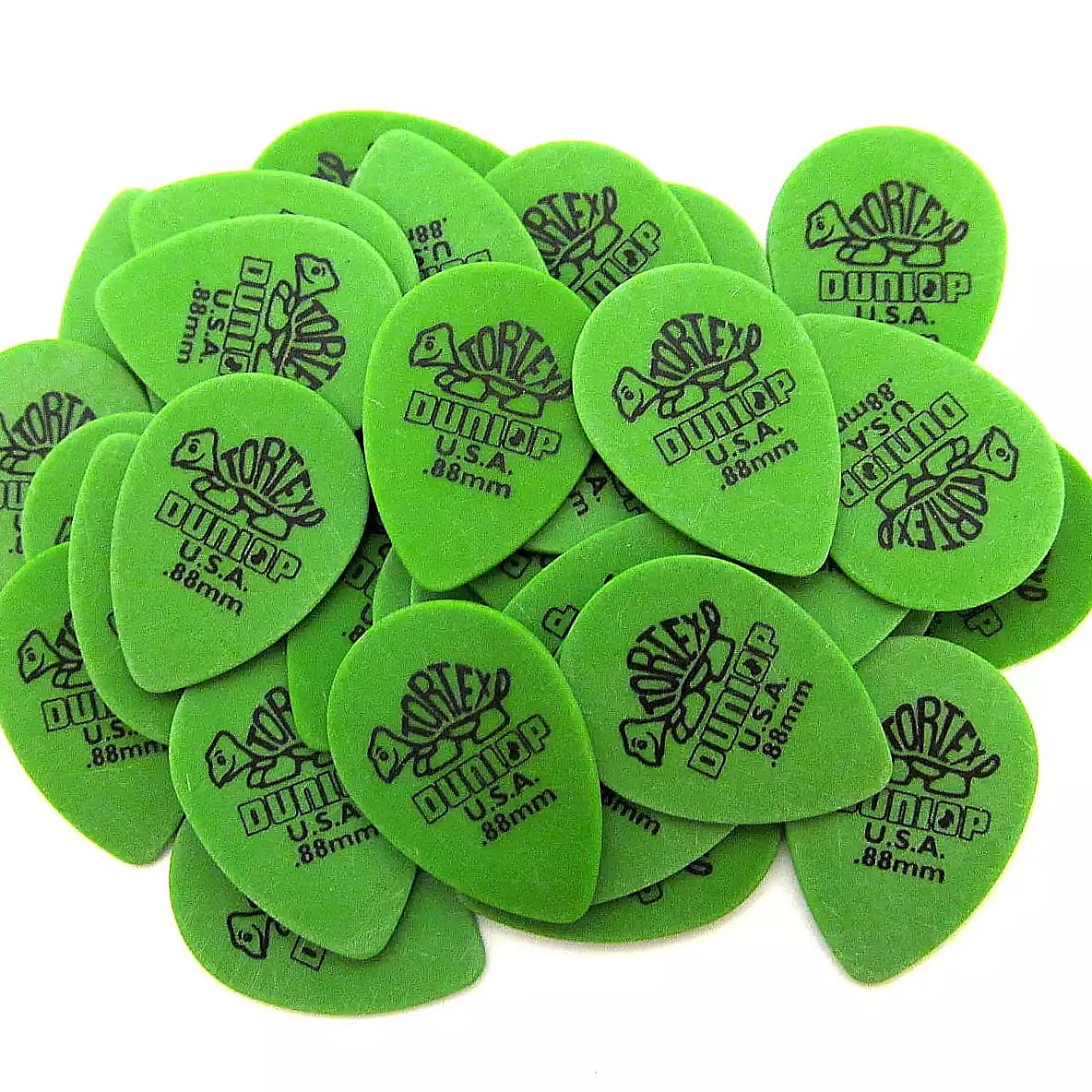 Dunlop 423R88 Tortex Small Tear Drop .88mm Guitar Picks | Reverb