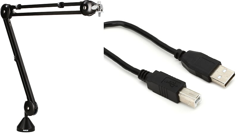 Rode PSA1 Desk-mounted Broadcast Microphone Boom Arm Bundle | Reverb