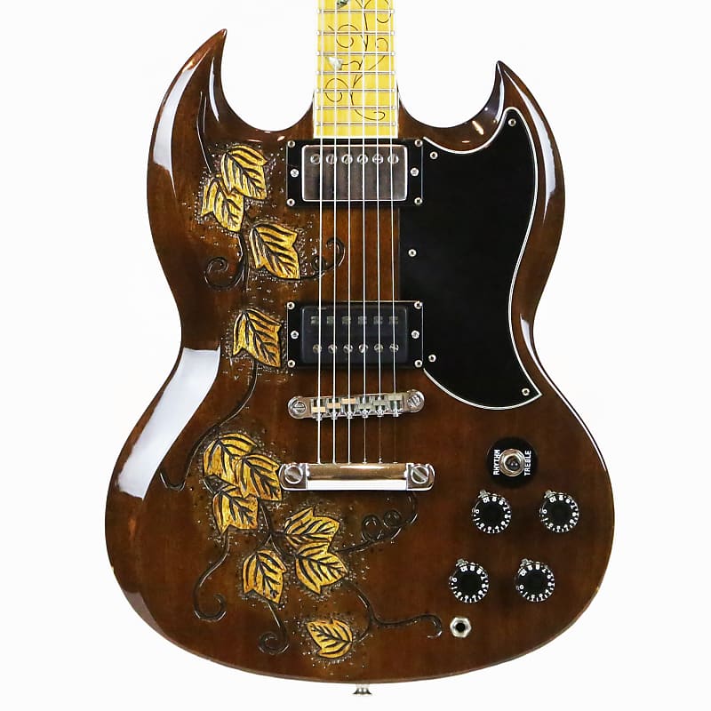 1975 Electra Model 2247 Oak Tree Of Life Custom SG Carved | Reverb