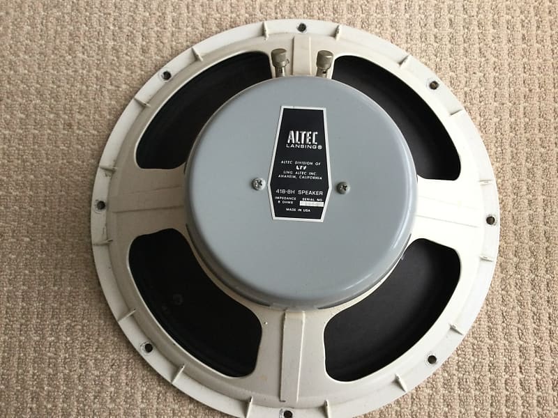 Altec Lansing 418-8H 1970's - white/grey | Reverb