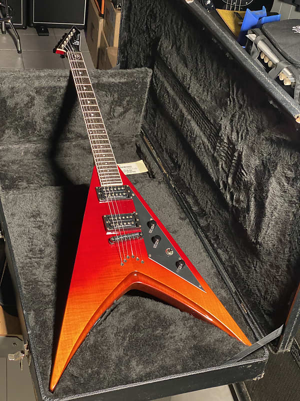 ESP LTD DV8-R Dave Mustaine Signature - Tequila Sunrise with | Reverb