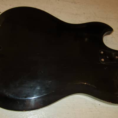 Hagstrom II Guitar Body and Pickguard 1960s - Black | Reverb