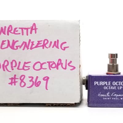 Henretta Engineering Purple OctoPlus Octave Up Mini Pedal | Reverb
