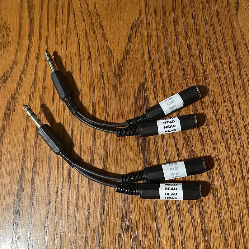 Male Drumsplitter Cable for Roland® Brand E-Drums (2 cables) | Reverb