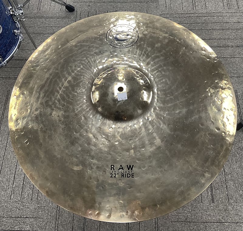 Turkish Cymbals 22" RAW BRILLANT RIDE | Reverb