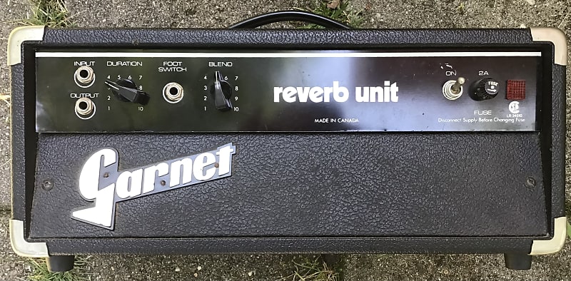 Garnet Reverb unit 60s - black tolex | Reverb