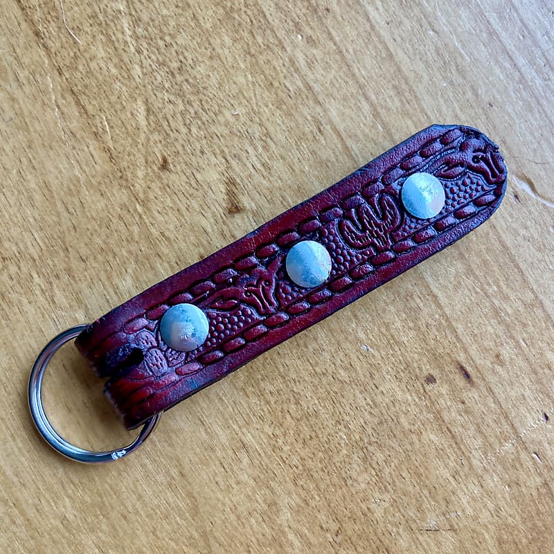 Gretsch Western Leather Key Fob - Hand dyed | Reverb