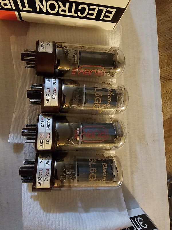 RUBY 6L6GC SET OF 4 | Reverb