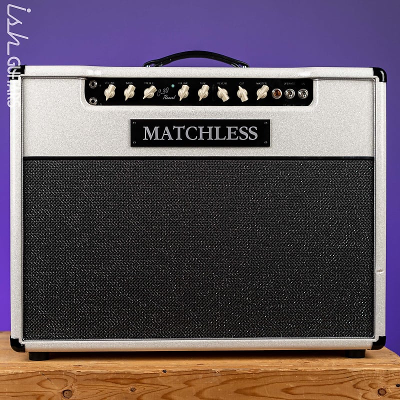Matchless DC-30 Reverb Sparkle White/Silver Demo | Reverb