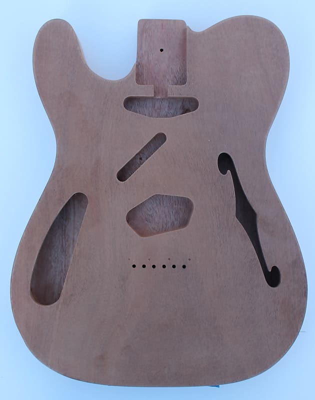 AMERICAN MADE T-LINE TELE STYLE BODY - LEFT HANDED - MAHOGANY | Reverb