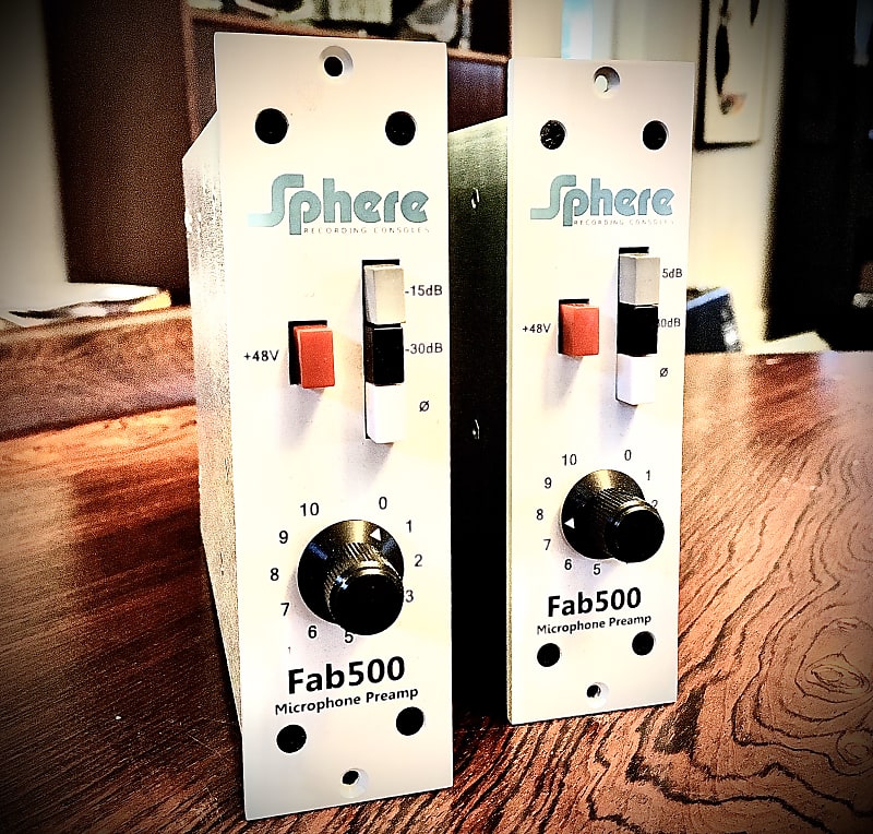 Sphere FAB 500 mic-pre pair 2019 original api microphone | Reverb UK