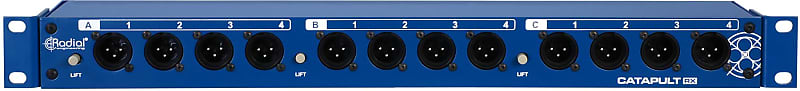 Radial Catapult Rack RX 12-channel Cat 5/6 Analog Audio Snake | Reverb