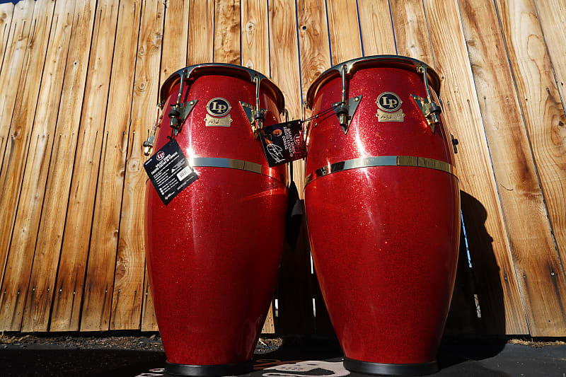 Latin Percussion Galaxy Series Fausto Cuevas III Congas - Red | Reverb