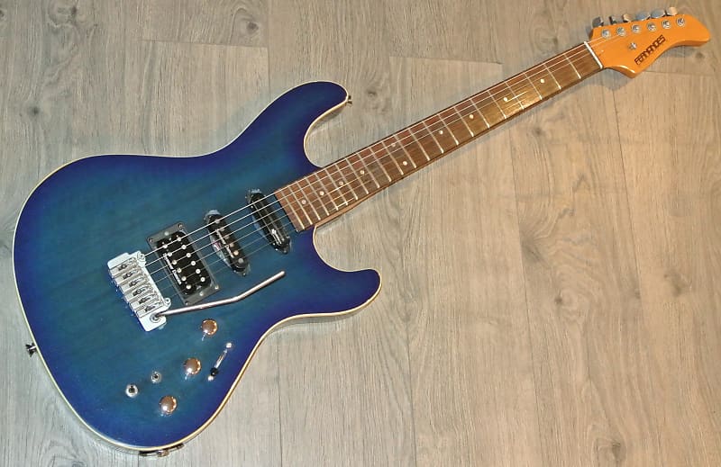 Fernandes Revolver (?) With Tri Mode Sustainer System - Blue | Reverb